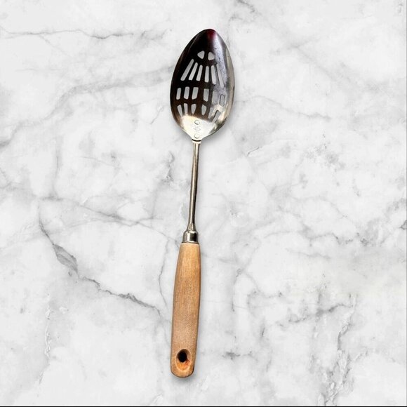 Ekco | Kitchen | Vintage Ecko Slotted Spoon Stainless Steel Usa Made ...